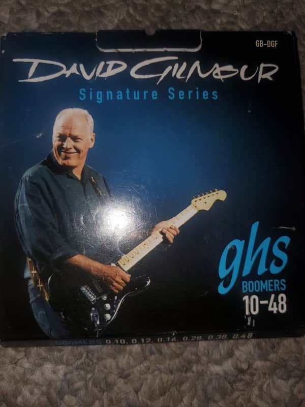 GHS David Gilmour signature electric guitar strings 10 to 48 | Reverb