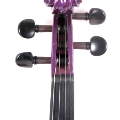 SONG Purple Electric /Acoustic Violin,free with Case Bow, | Reverb