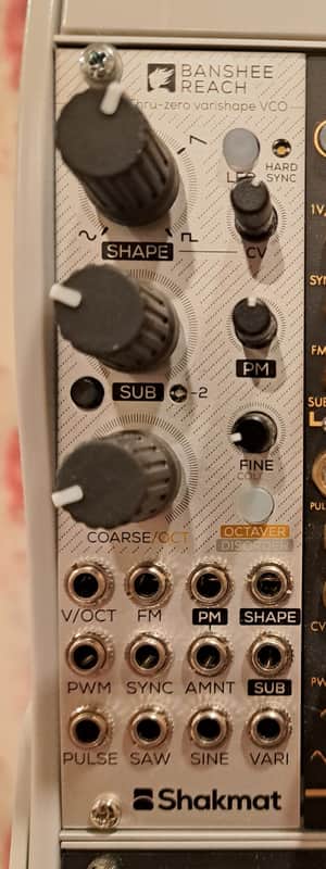 Shakmat Modular Banshee Reach Through-Zero Varishape VCO | Reverb