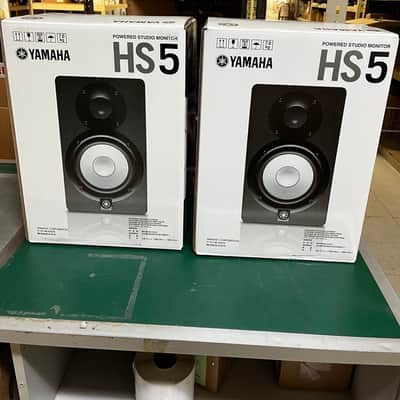Yamaha HS5 5" Powered Studio Monitor (Pair) - Black | Reverb