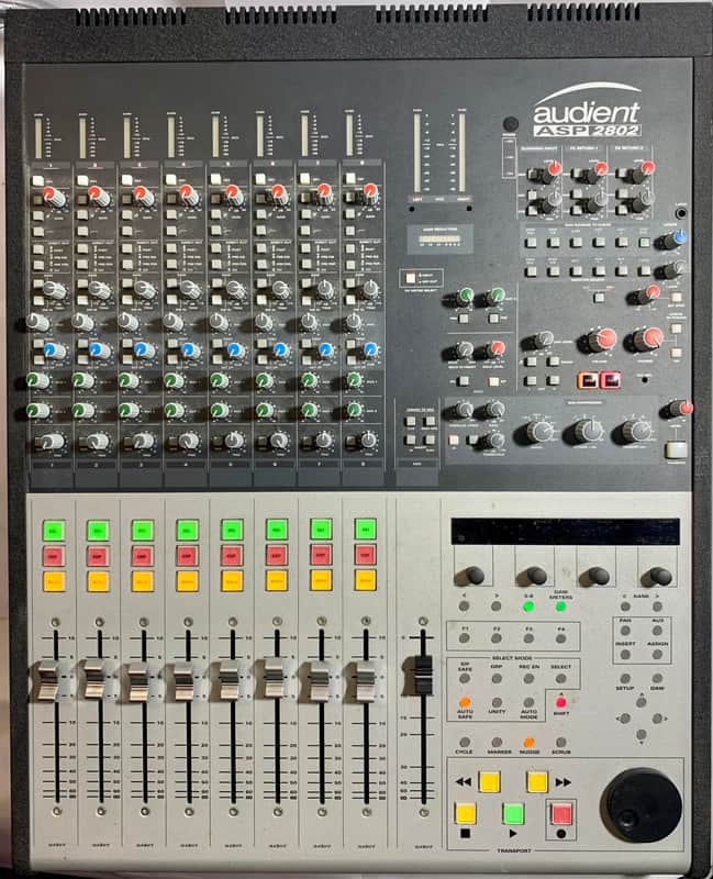 Audient ASP2802 Analog Mixer Console DAW Controller Control | Reverb