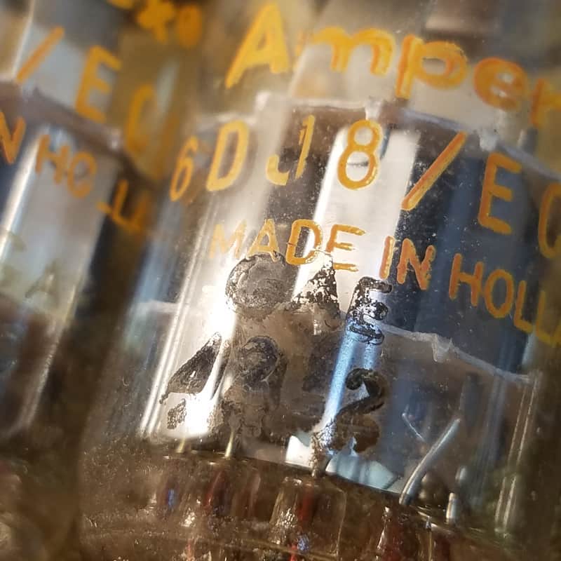 Amperex ONE (1) 6DJ8 tNOS AT1000 TESTED Balanced! PI Vacuum | Reverb