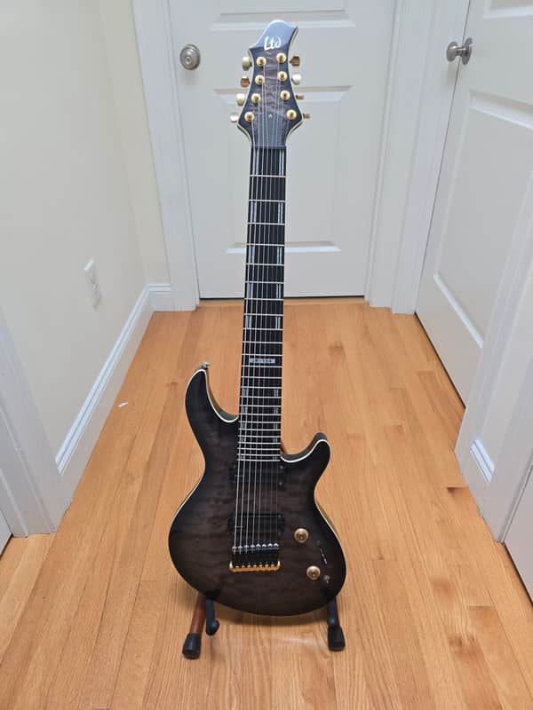 2015 ESP LTD JR-608 Javier Reyes Signature - Fade Blue | Reverb