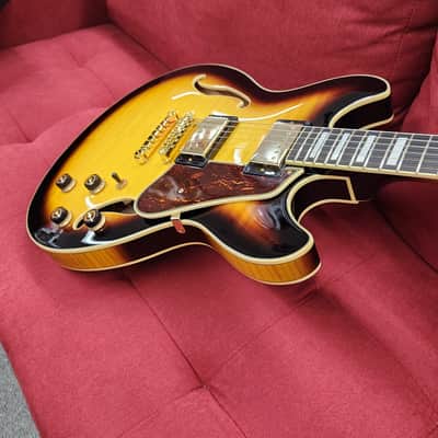 Ibanez AS93FM-AYS 5B-05 - Flame maple sunburst semi | Reverb Australia