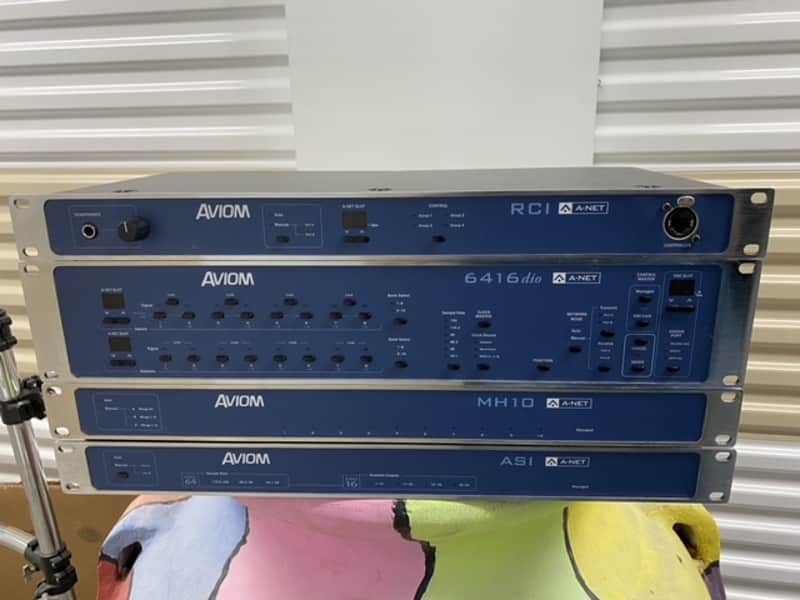 Aviom Digital Network System, MCS. F6 Allframe, RCI, 6416dio, | Reverb