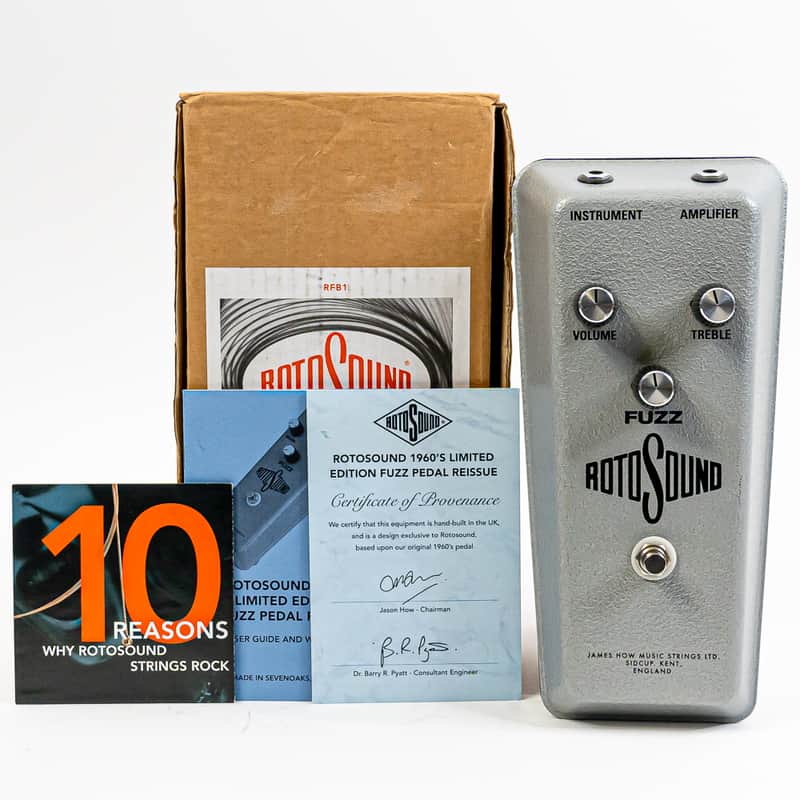 2013 Rotosound Fuzz Reissue Effect Pedal with Original Box & | Reverb