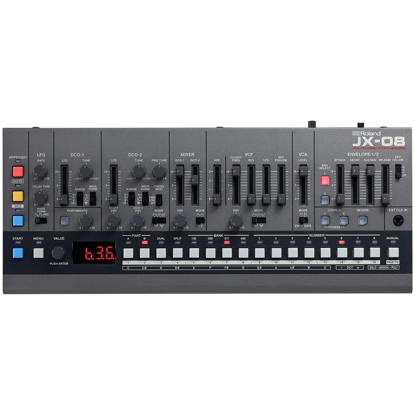 Roland JX-08 Boutique Series Polyphonic Synthesizer Module | Reverb