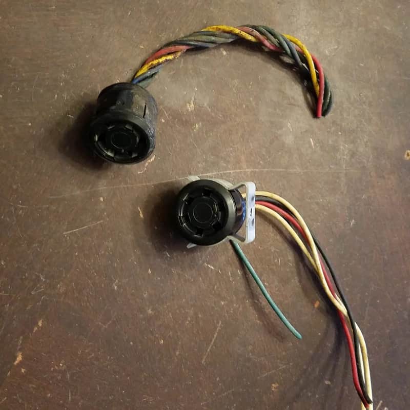 Webcor Magic Eye Tube socket base and wiring harness 6E5 6U5 | Reverb