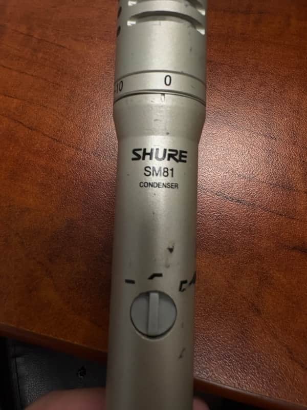 Shure SM81 Small Diaphragm Cardioid Condenser Microphone 1984 | Reverb