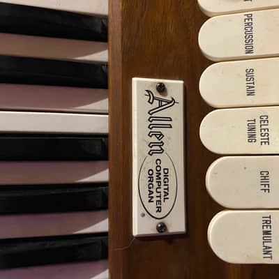 Allen Organ w/ 32 Note Bass Pedal Board & Bench! | Reverb