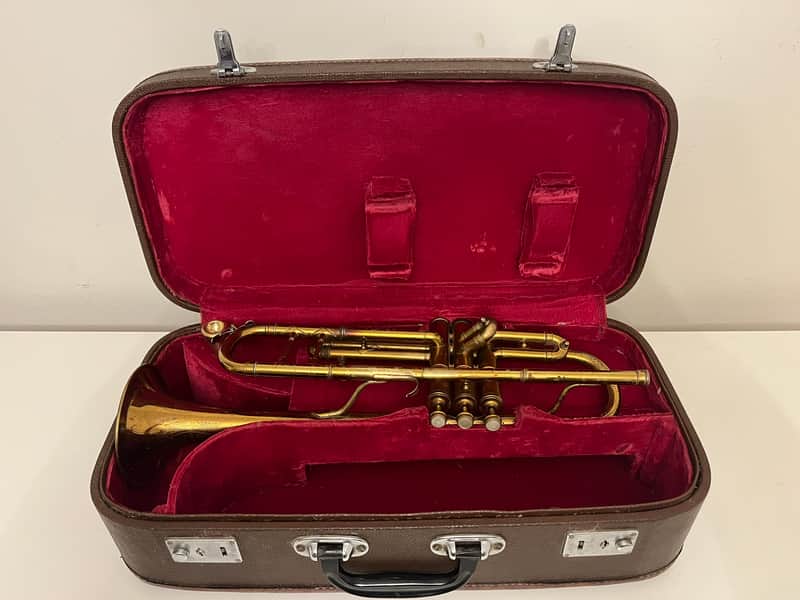 Beautiful Vintage 'Gretsch American' Brass Trumpet & Case, | Reverb