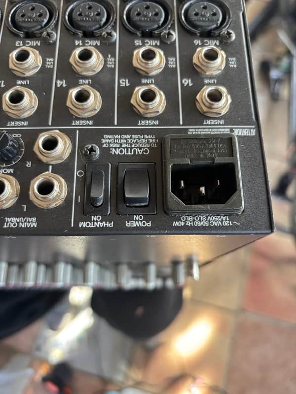 Mackie 16 channel mic/line mixer Mid 90s - Black | Reverb
