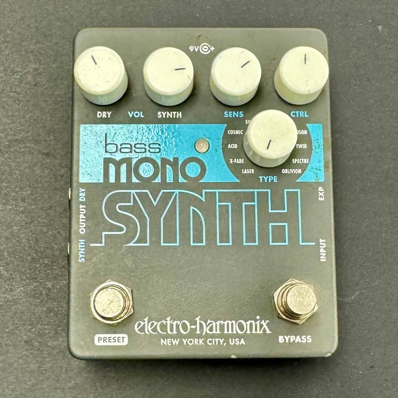 Used EHX Electro-Harmonix Bass Mono Synth Pedal TFW2736 | Reverb
