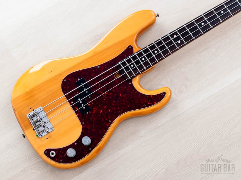 1974 Greco Electric Bass PB-420N Vintage P Bass Natural Japan | Reverb
