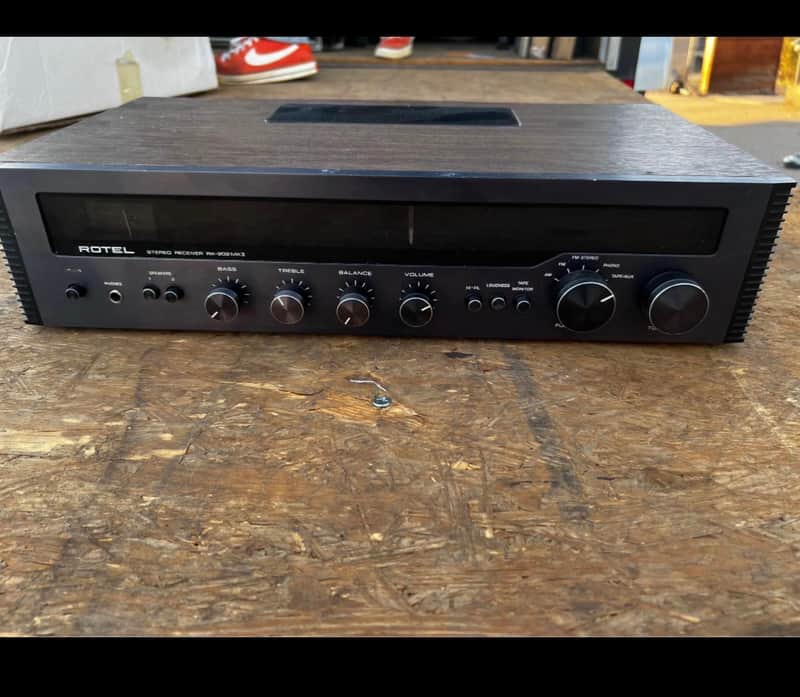Rotel stereo receiver RX 202 mkii - Walnut | Reverb