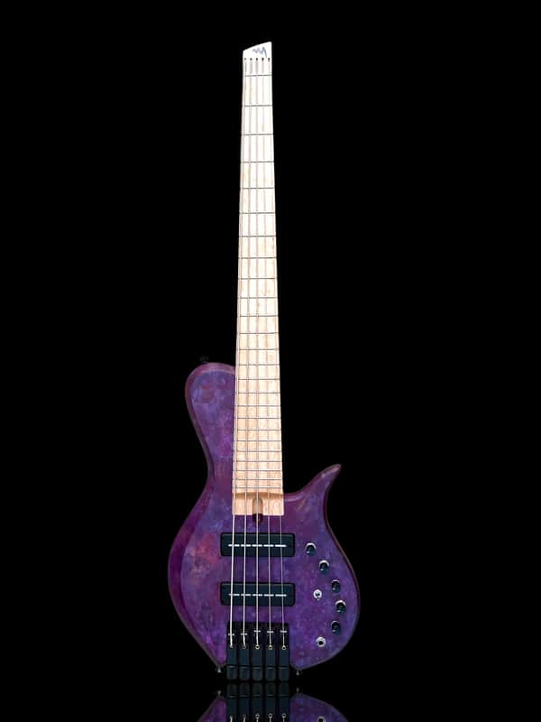 MÜB Custom Airborne Custom Fit Headless - Handpainted Purple | Reverb