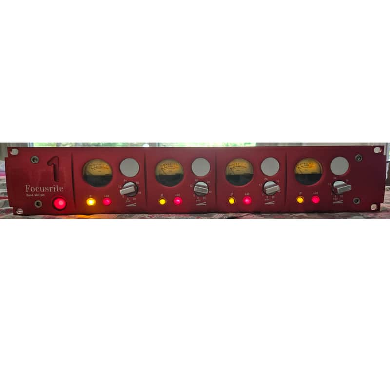 Focusrite Red 1 4-Channel Preamp 1990s - Red | Reverb
