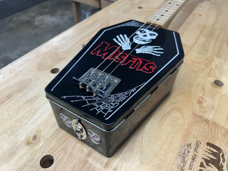 Cabinet Mountain Guitars Misfits Coffin shaped Lunch box | Reverb