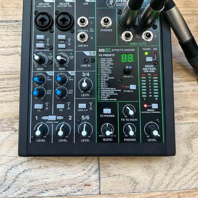 Mackie ProFX6v3 6-Channel Effects Mixer 2020 - Present - Dark | Reverb