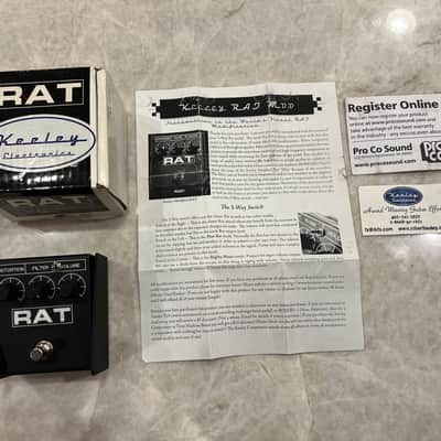 Keeley ProCo RAT 2 with 3-Way Mod 2010s - Black "in Mint | Reverb