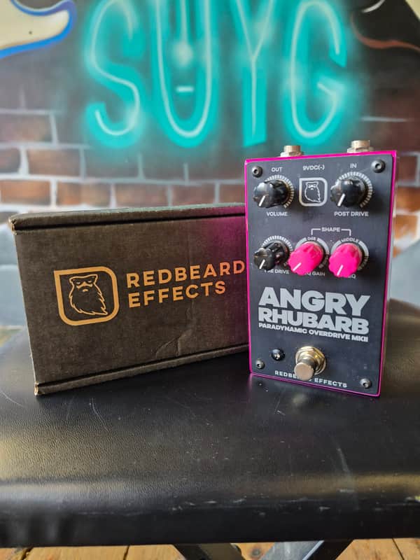 Red Beard FX Angry Rhubarb Overdrive Effect Pedal | Reverb