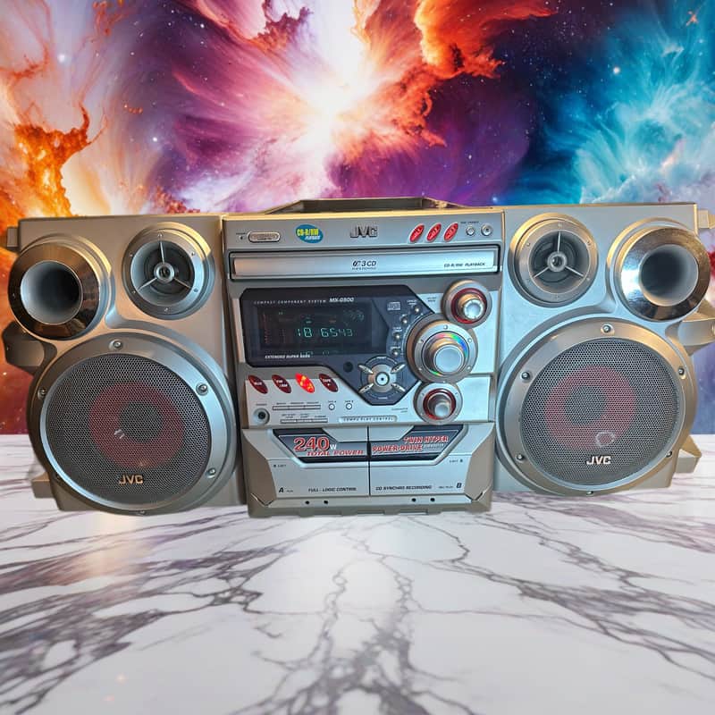 JVC MX-G500 Compact Stereo System - CD Player, Cassette | Reverb