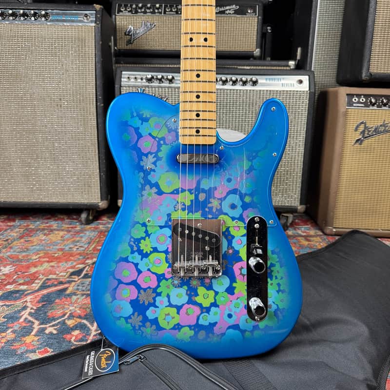 2025 Fender LTD Telecaster Blue Flower JP-24 - Excellent | Reverb UK