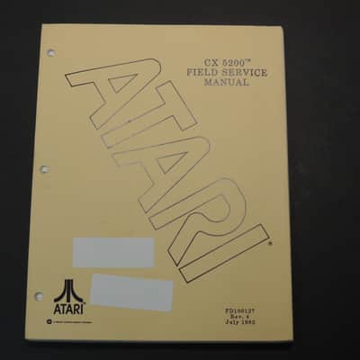 Atari CX5200 Field Service Manual [Three Wave Music] | Reverb Malta