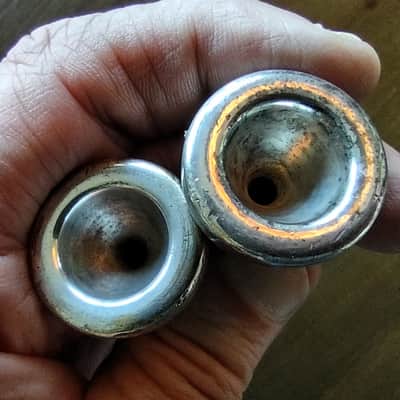 Pair Martin Elkhart Trumpet Mouthpieces 9 and 10 | Reverb
