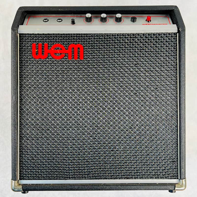 WEM Westminster 15 1x12" Combo Amplifier 1973 - Black | Reverb