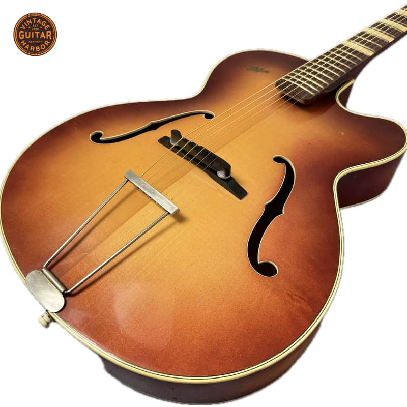 Hofner 455S archtop guitar 1959 - sunburst | Reverb