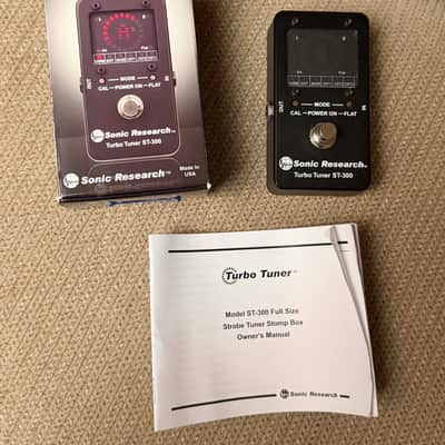 Sonic Research ST-300 Stomp Box Strobe Tuner Pedal | Reverb