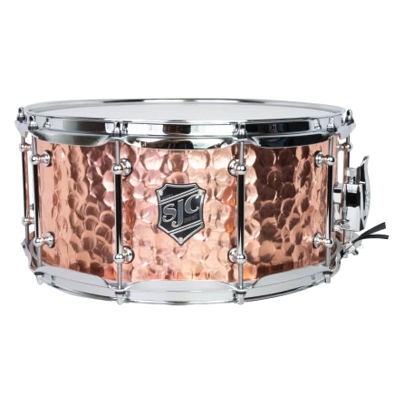 SJC Alpha 6.5x14 Copper Snare Drum - Hammered | Reverb