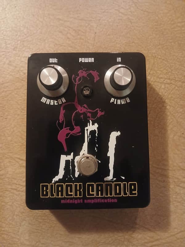Midnight Amplification Black Candle Overdrive Pedal #005 | Reverb