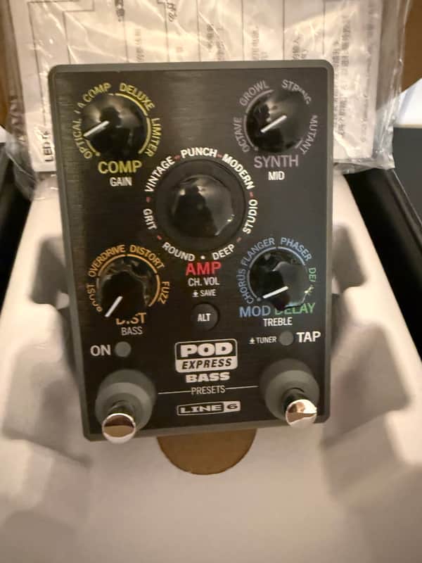 Line 6 POD Express Bass 2024 - Present - Grey / Black * NEW | Reverb