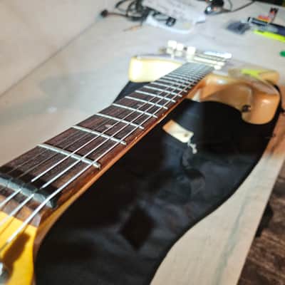 Squire 11 strat. Circa.1980,s Factory has pickups | Reverb