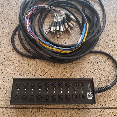 Pro Co SMA1604FBX-50 SMA Series 16x4 Stage Snake with XLR | Reverb