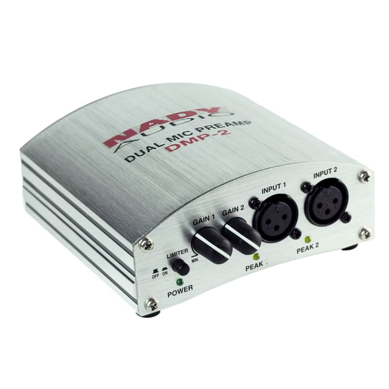 Nady DMP-2 Compact Dual Microphone Preamplifier | Reverb