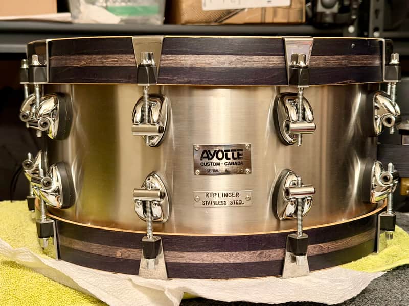 Ayotte Keplinger 6.5 x14 1990’s- Stainless shell with wood | Reverb