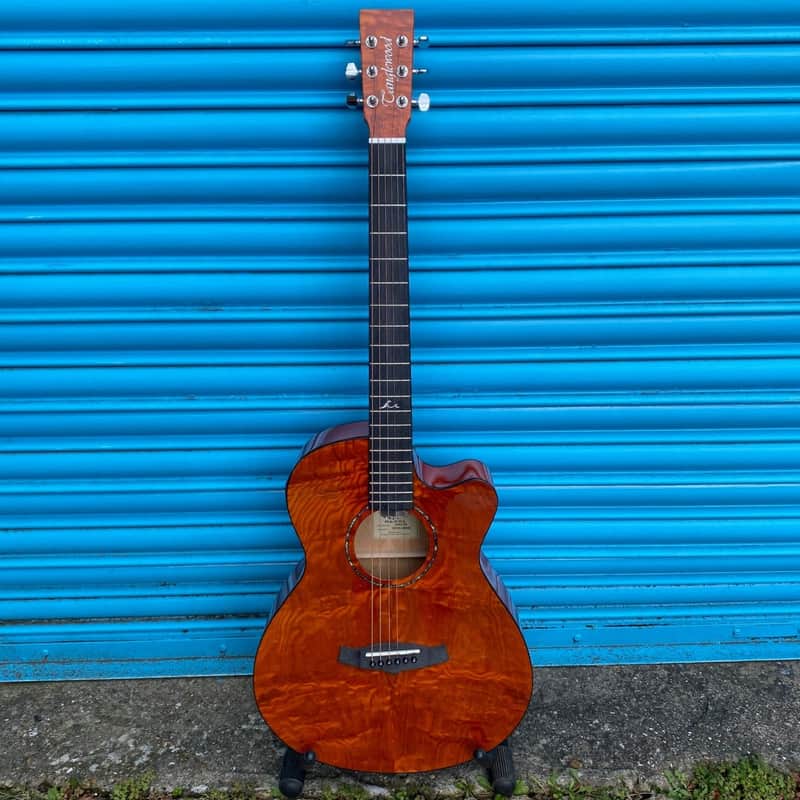 Tanglewood Azure TA4CE-HN Super-Folk Electro-Acoustic Guitar | Reverb