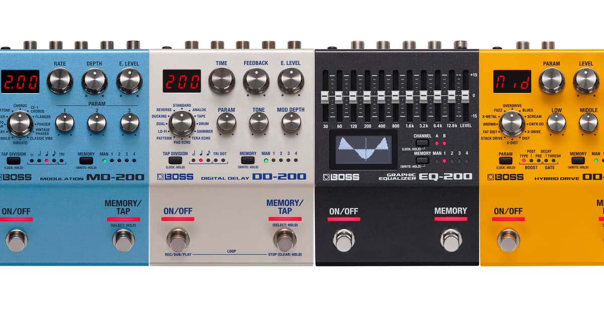 Boss Announces 200 Series, an Entirely New Format of | Reverb News