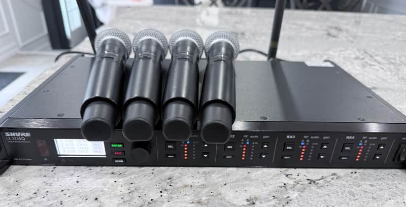 Shure ULXD4Q with (4) SM58 - G50 | Reverb