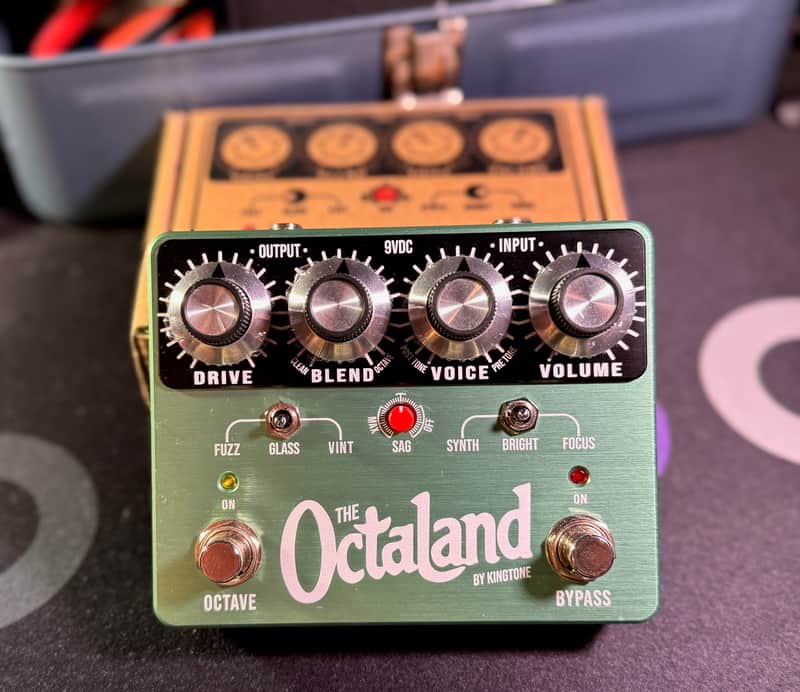 King Tone Guitar Octaland V3 - Mint Green | Reverb