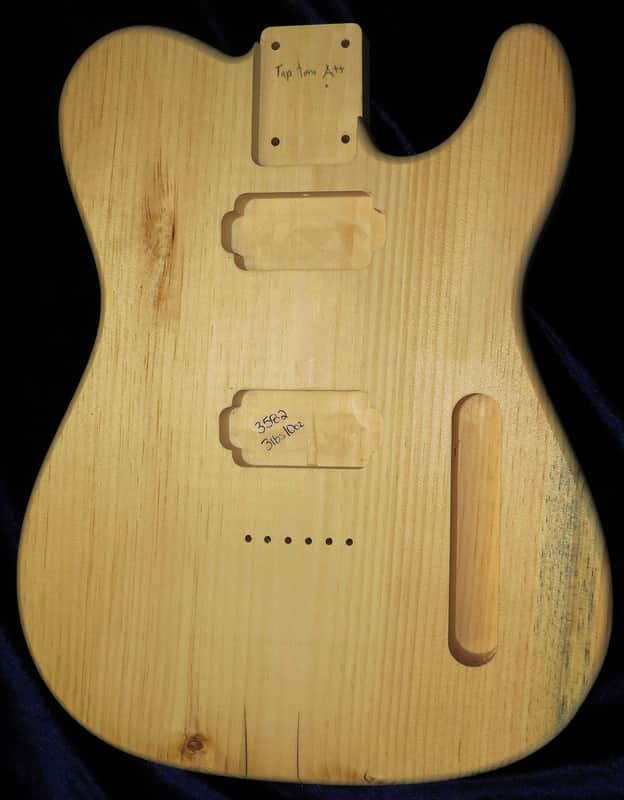 2 Piece 35yr Aged Pine Telecaster Tele Body Standard 3lbs10oz | Reverb