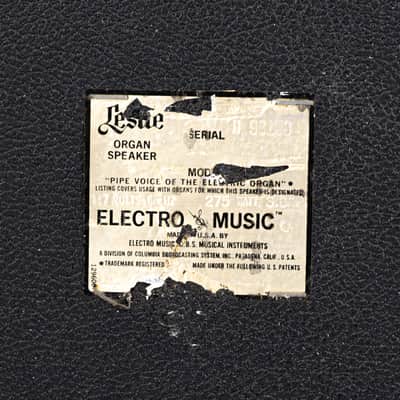 Leslie 860 Amplifier Cabinet Back Panel Part with | Reverb Canada