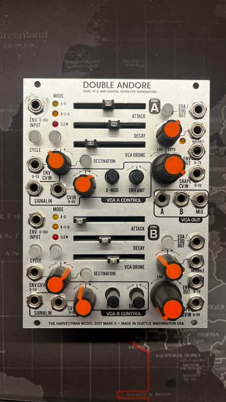 Industrial Music Electronics Double Andore mkII - SILVER | Reverb