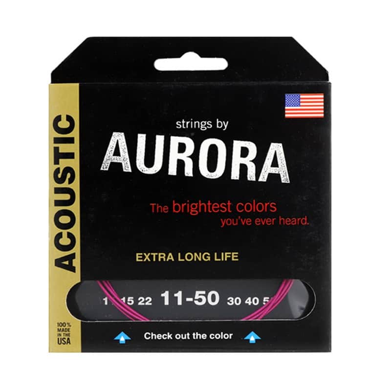 Strings by Aurora Premium Color Coated Acoustic Guitar | Reverb