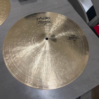Paiste Cracked Medium Light hi hat top | Reverb