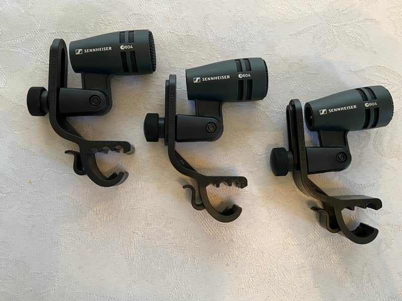 Sennheiser e604 Cardioid Dynamic Drum Microphones 3Pack Black | Reverb