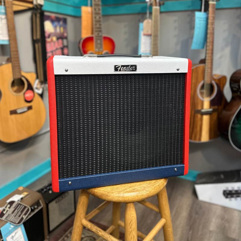 Fender Blues Junior IV Color Trio Red White and Blue | Reverb